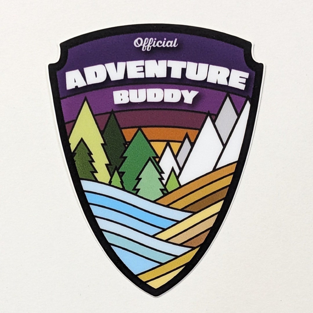 Official Adventure Buddy Sticker - Etsy