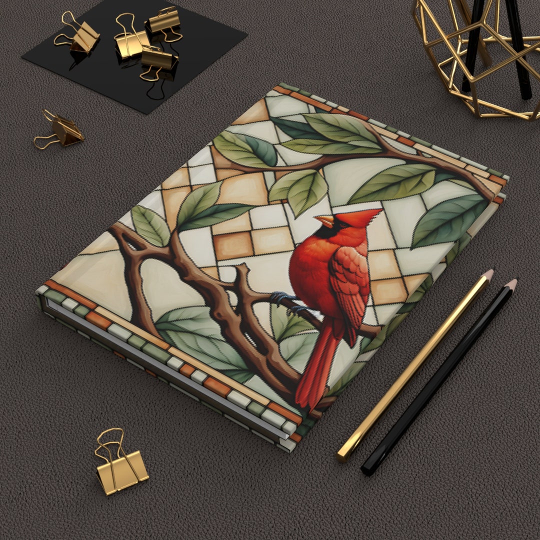 Cardinal Keepsake Journal Diary | Grief Journal | Hardcover Matte ...