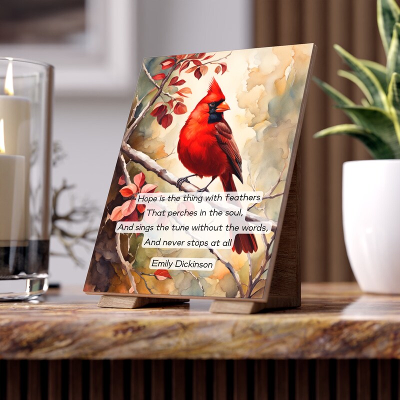 Cardinal Poem - Etsy