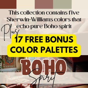 Boho Spirit Color Palette Digital Download Paint Colors | Sherwin ...