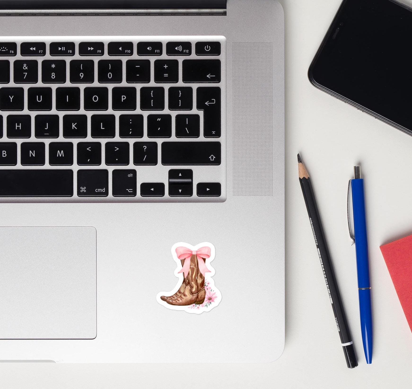 Cowboy Boots Coquette Sticker Decal Cowboy Stickers Soft Girl ...