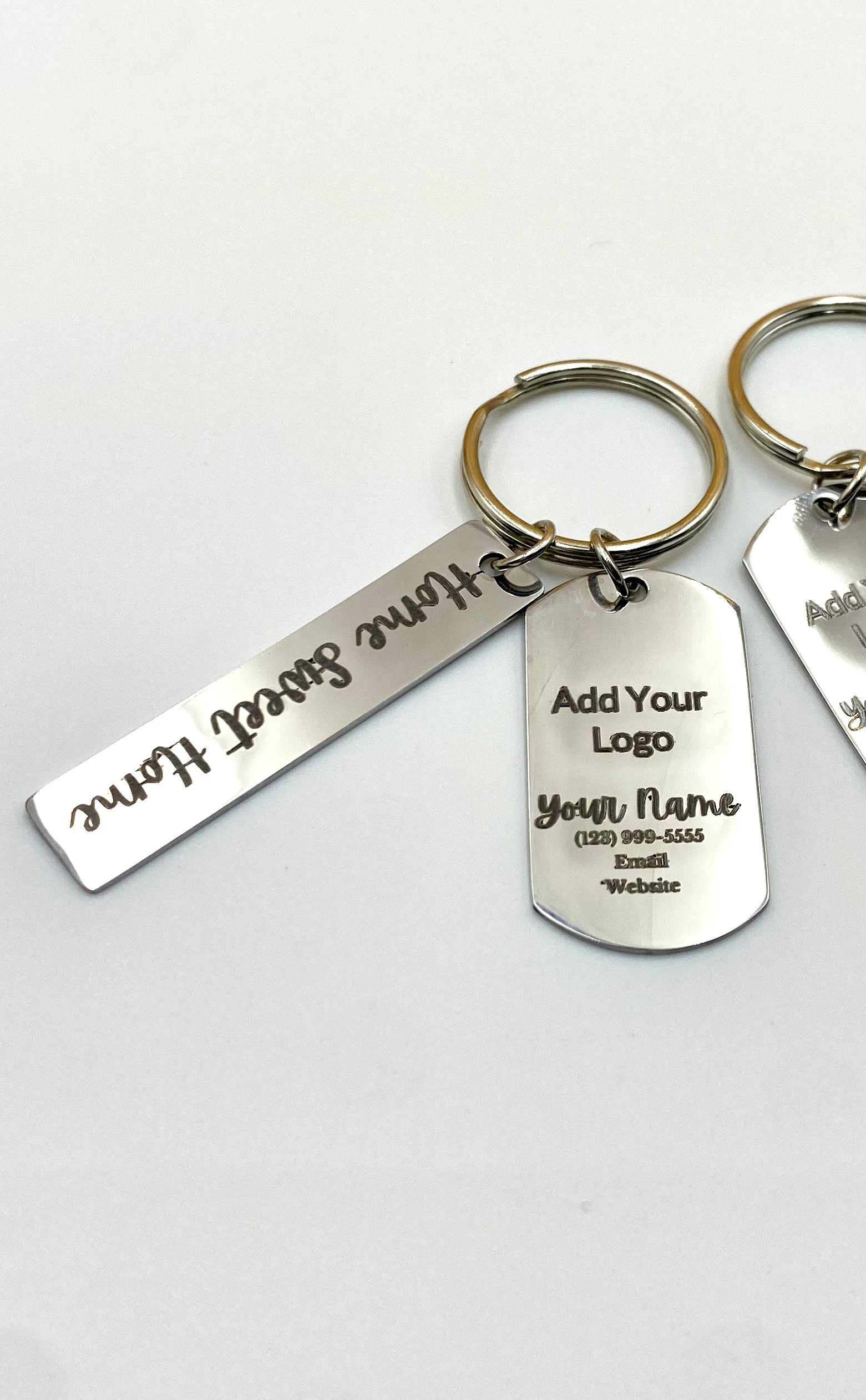 Custom New Home Keychain Custom Realtor Metal Home Sweet Home Keychain ...