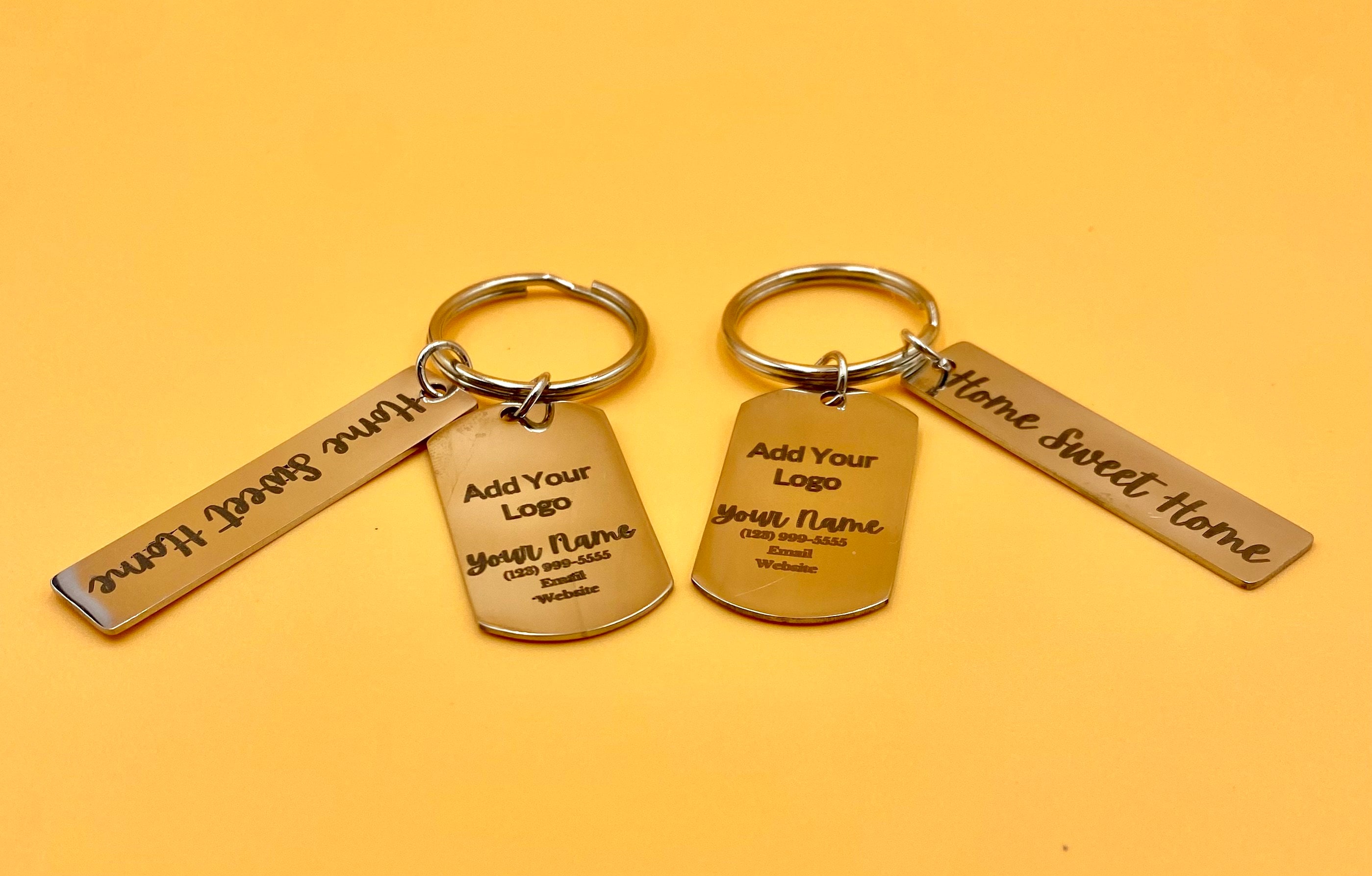 Custom New Home Keychain Custom Realtor Metal Home Sweet Home Keychain ...