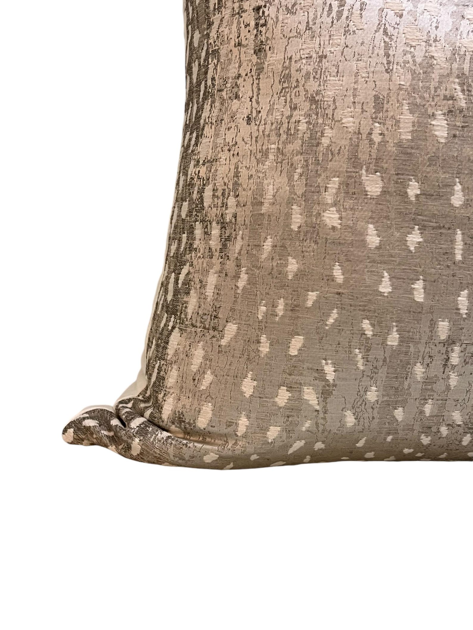 Gray Antelope Print Pillow Cover, Spotted Animal Pillow, Handmade - Etsy