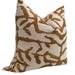 Rust Abstract Pillow Cover, Modern Pattern Throw Pillow, Burnt Orange ...