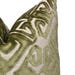 Chartreuse Green Designer Cut Velvet Throw Pillow Cover Green Velvet ...