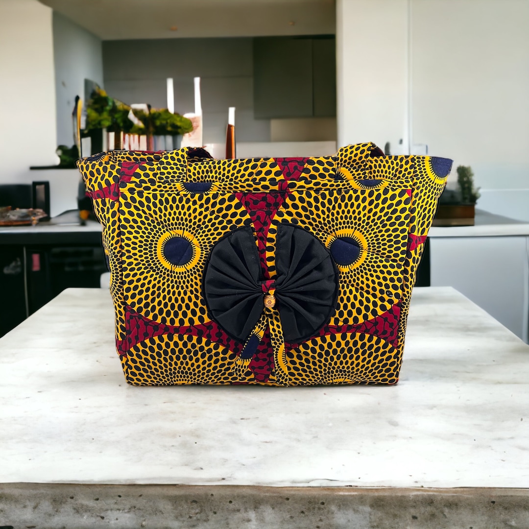 Ankara Fabric Tote Bag, African Print Handbag, Women's Cotton Bag - Etsy