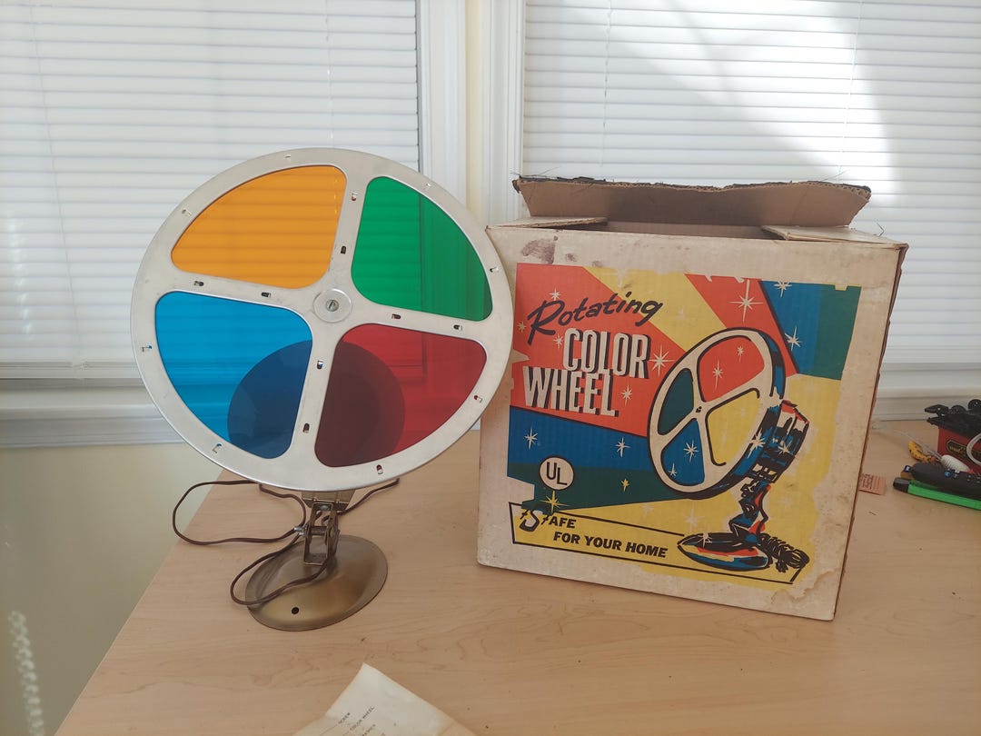 Vintage Spartus Rotating Color Wheel. in the Original Box. Working ! - Etsy