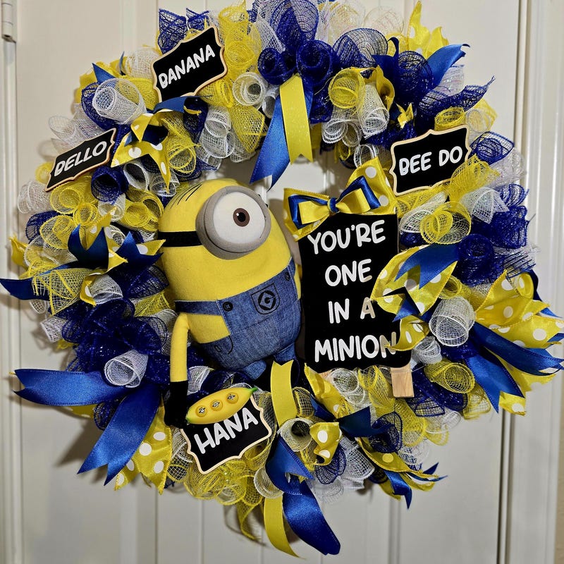 Minion Door Decor - Etsy