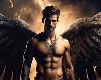 Fallen Angel Spirit Protector, Warrior, Grants Psychic Powers, Self ...