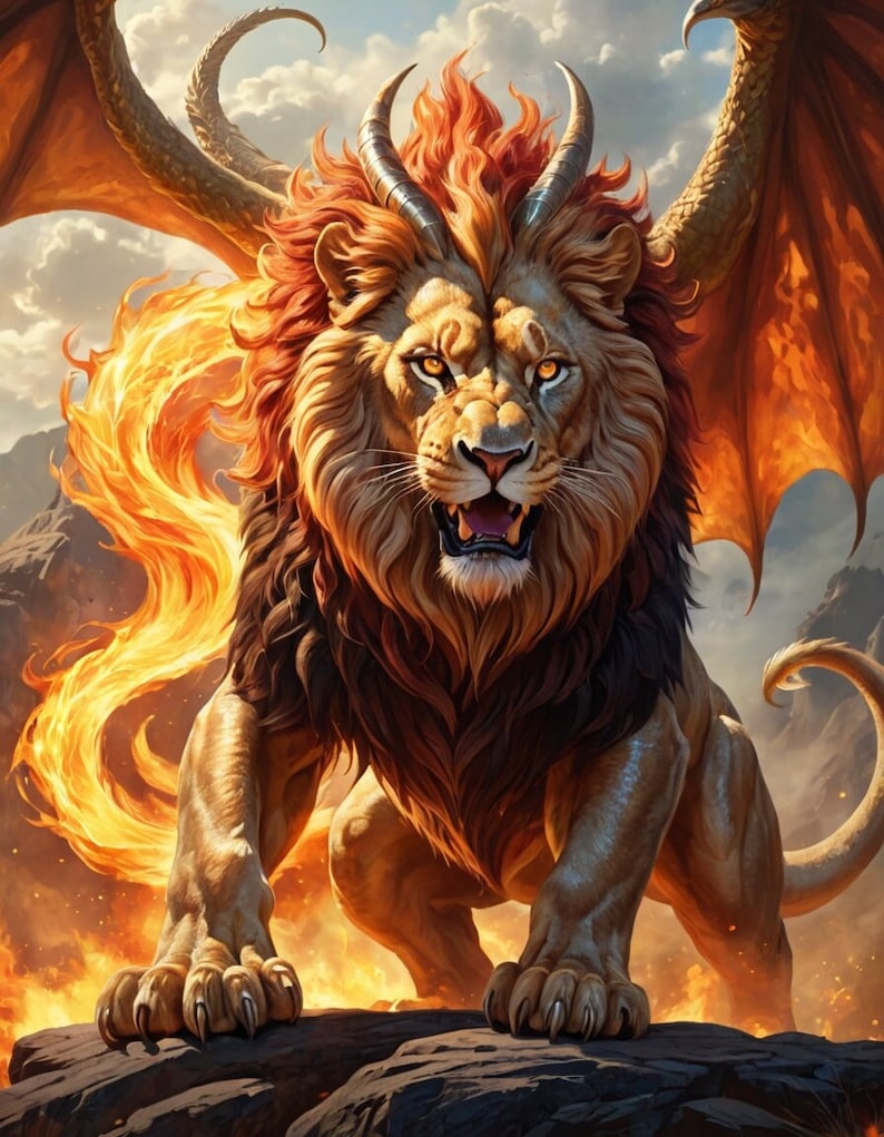 Chimera Spirit Guide, Witch Familiar, Transformation, Rare Spirit ...