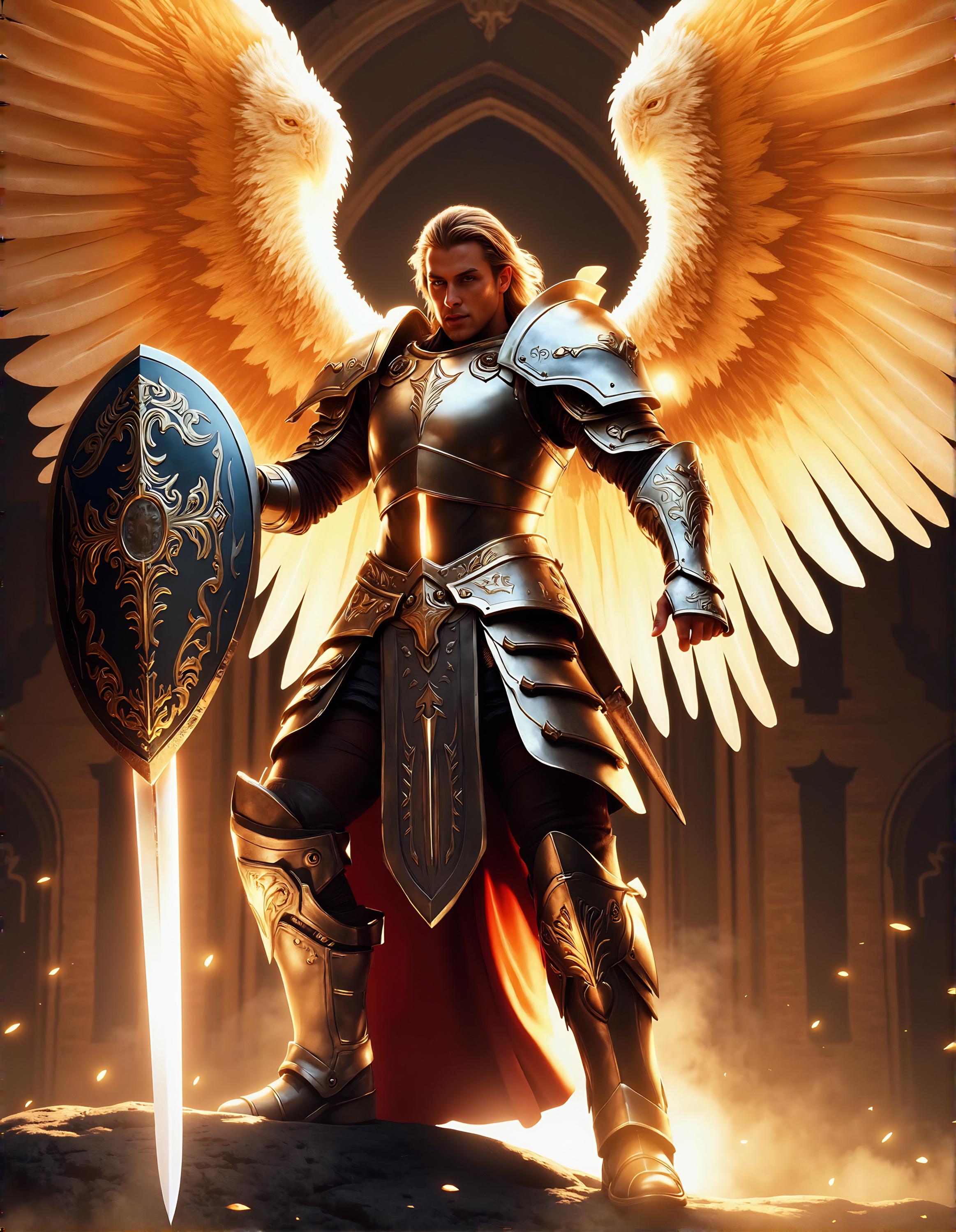 Angelic Knight Spirit Companion, Warrior Angel, Astral Journey, Spirit ...