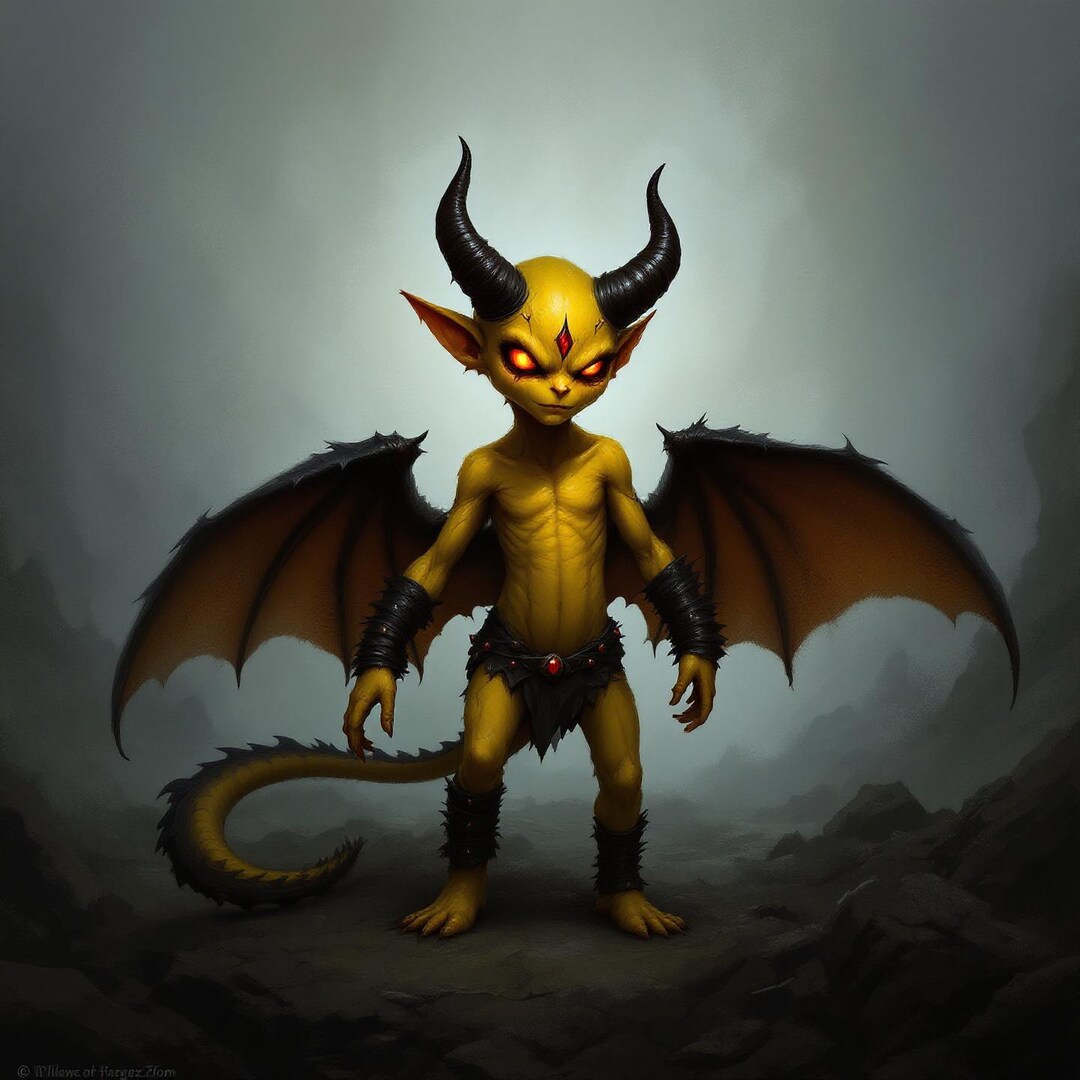 Imp Spirit, Dark Guardian, Demon Daemon Apparition, Spirit Keeper ...