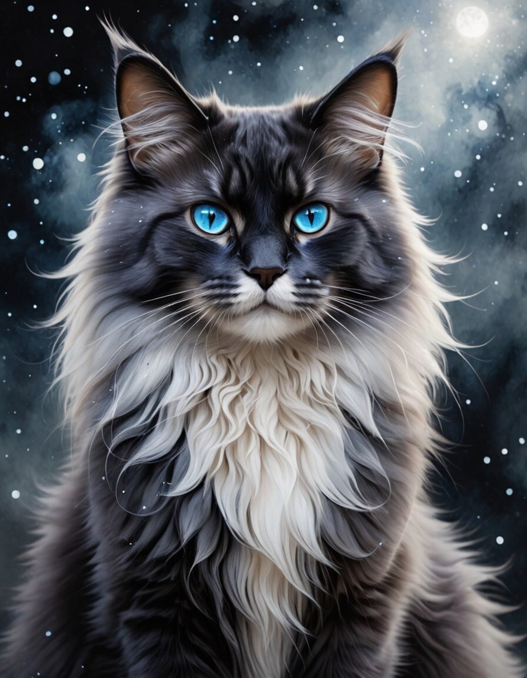 Gray Cat Familiar, Witches' Teacher and Companion, Spirit Keeper ...
