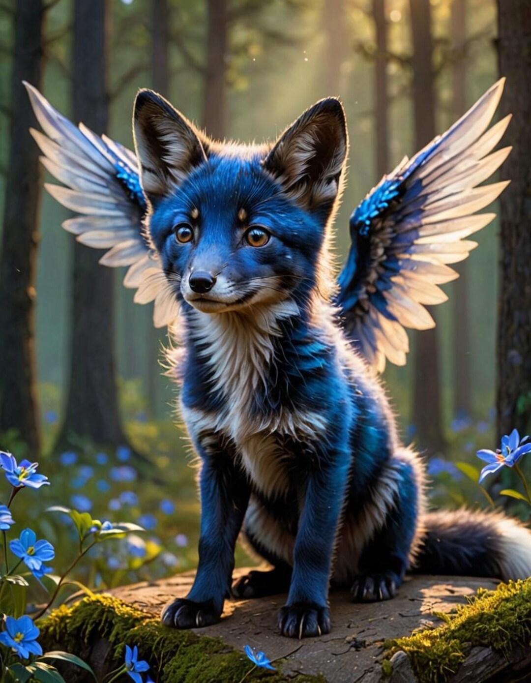 Fox Kit Familiar, Fox Spirit, Vulpine Guide, Magic Fox, Familiar Spirit ...