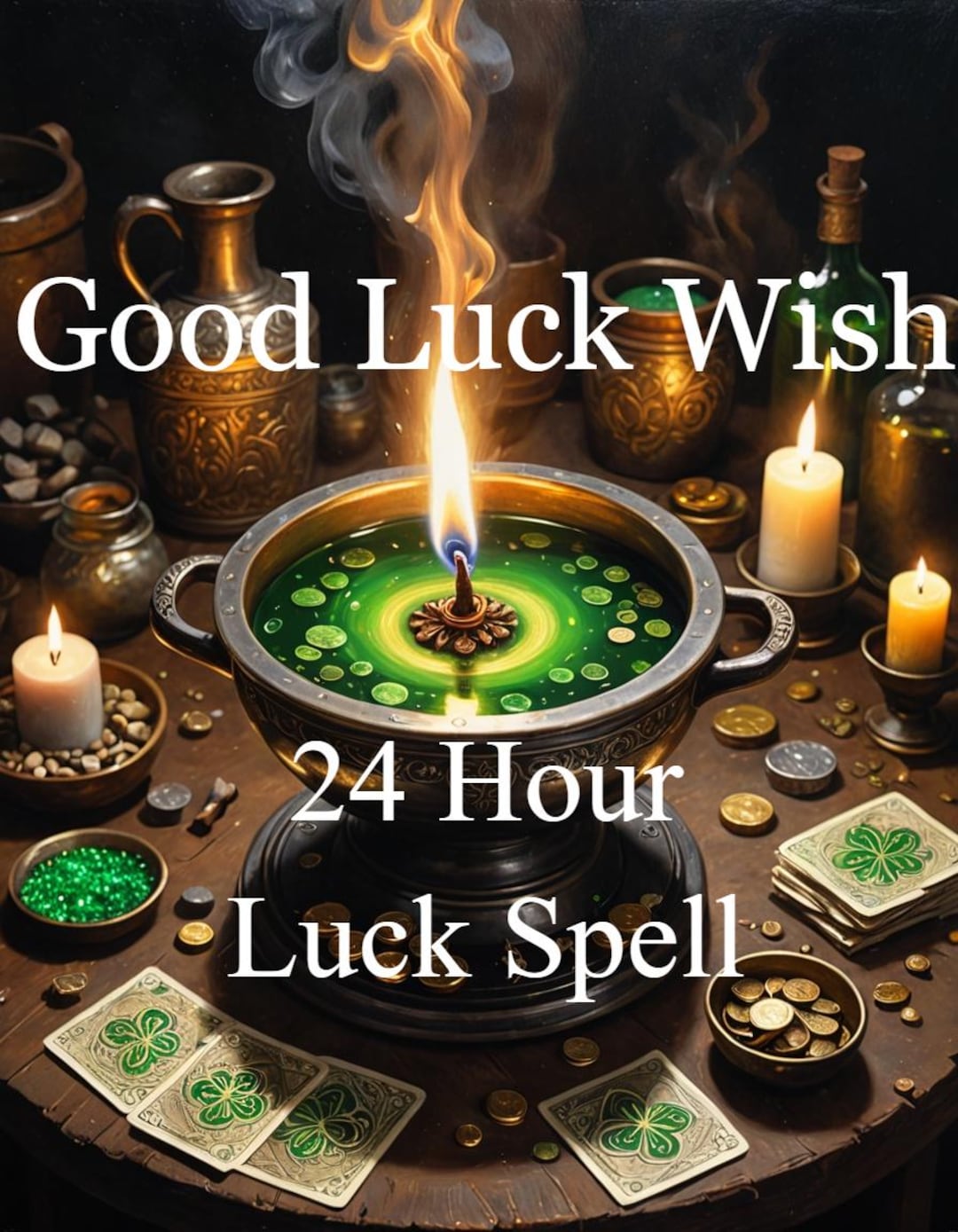 Good Luck Wish, 24 Hour Good Luck Gift, Metaphysical Spirit Energy ...