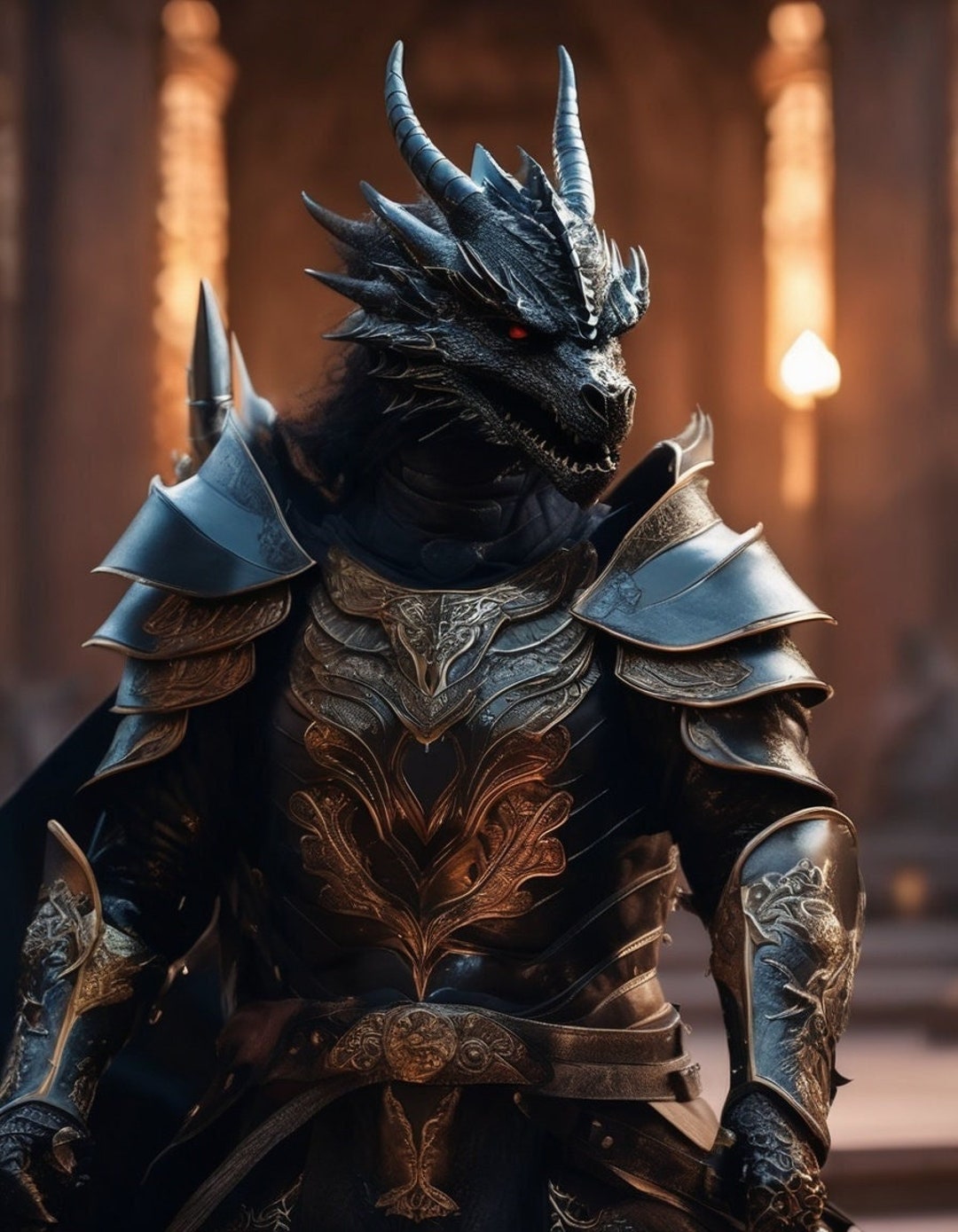 Dragonkin Warrior Spirit Companion, Protection, Self-discovery Teacher ...