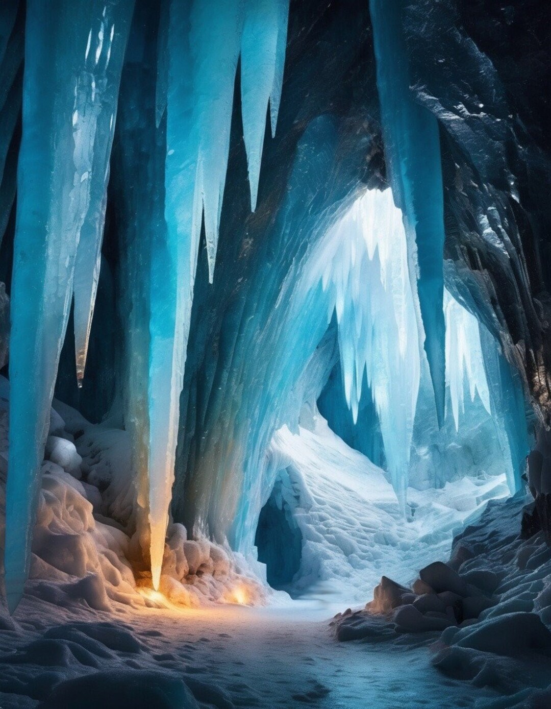 Crystal Ice Cave Astral Abode, Metaphysical Home, Spirit Energy ...