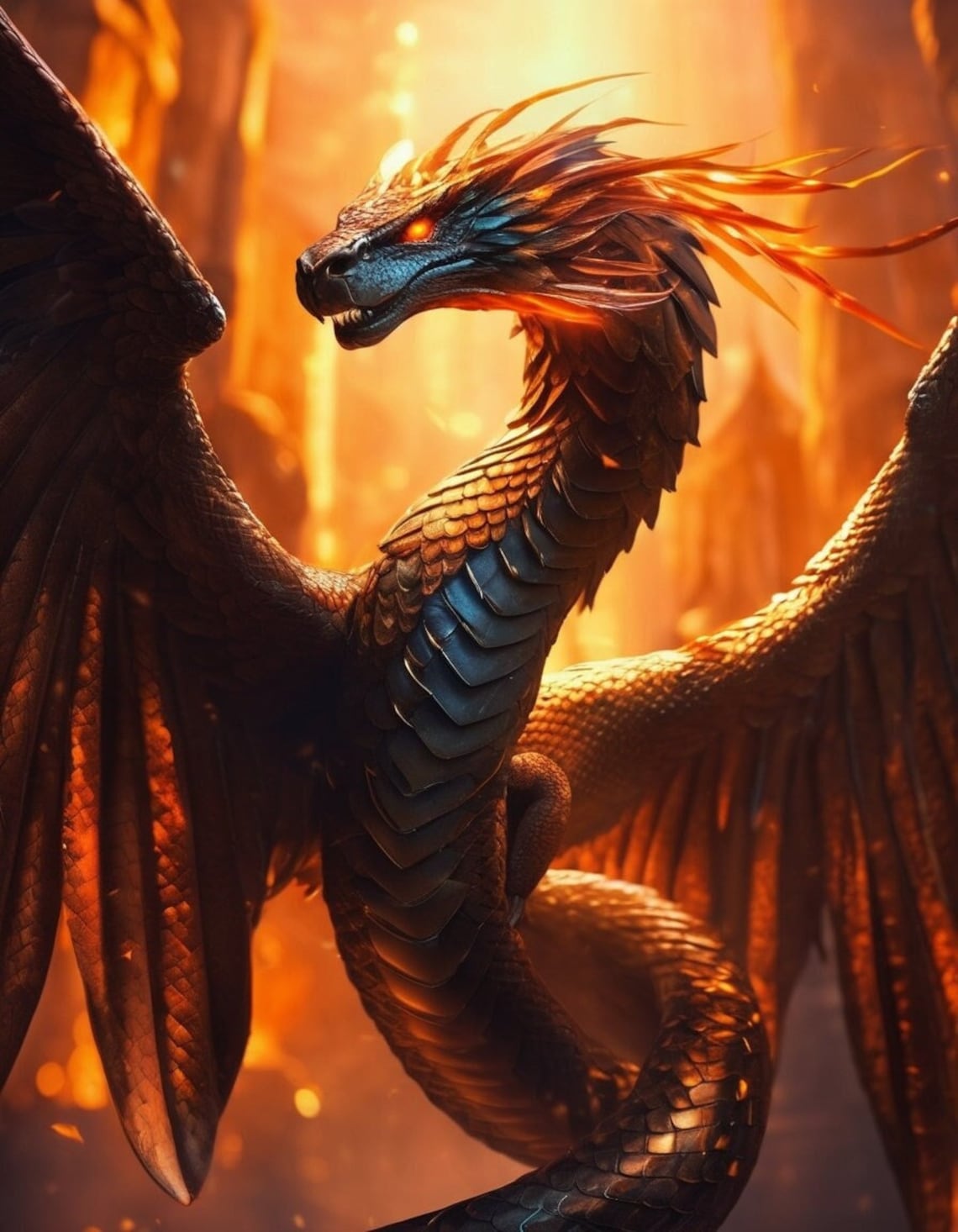 Dragon Serpent Companion Spirit, Guardian and Protector, Astral Journey ...