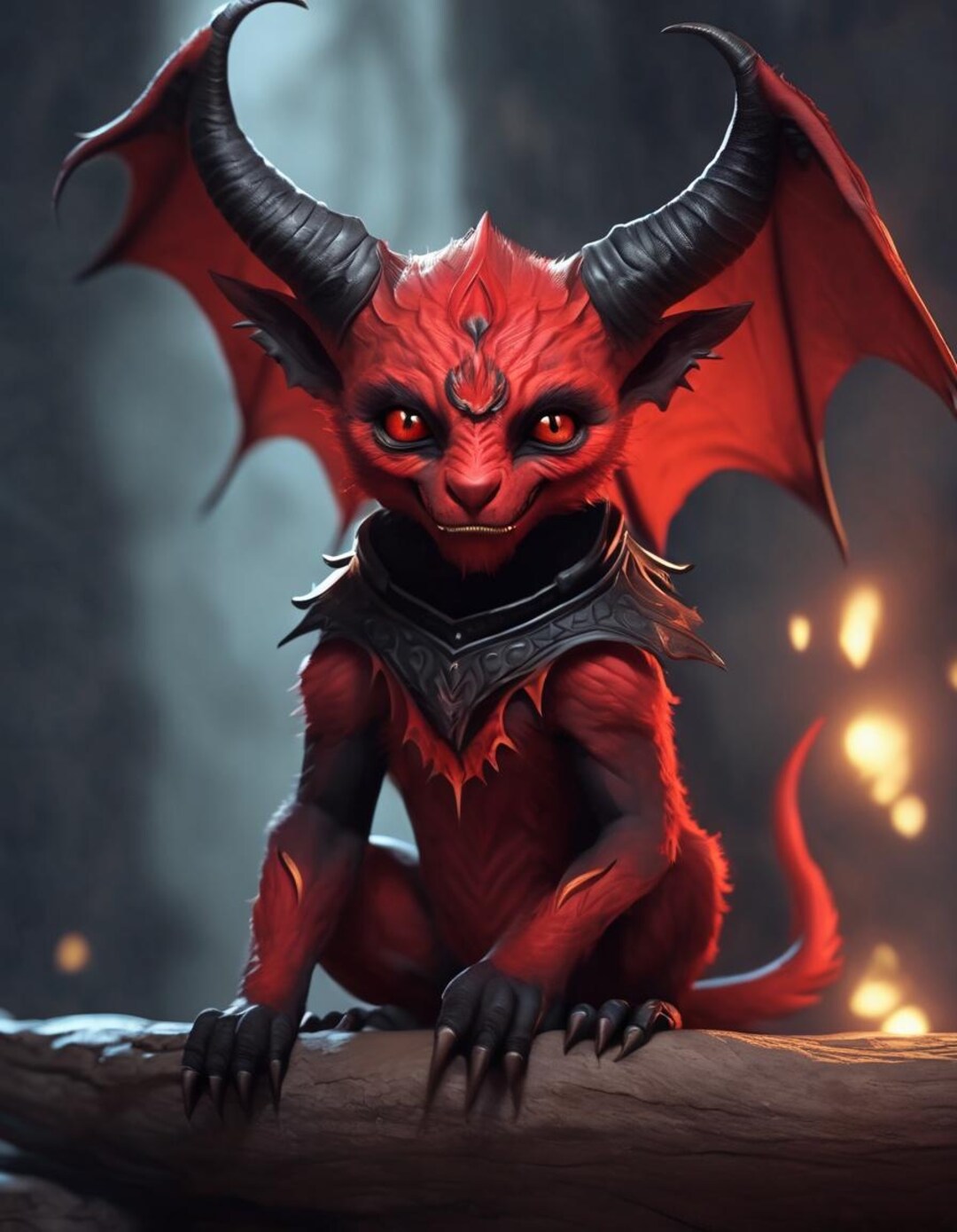Imp Spirit, Dark Guardian, Demon Daemon Apparition, Spirit Keeper ...