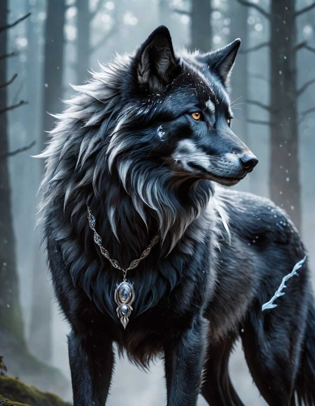 Forest Spirit, Wolf Familiar, Fae Guide, Rare Spirit, Companion Spirit Keeper, Distance Binding ...