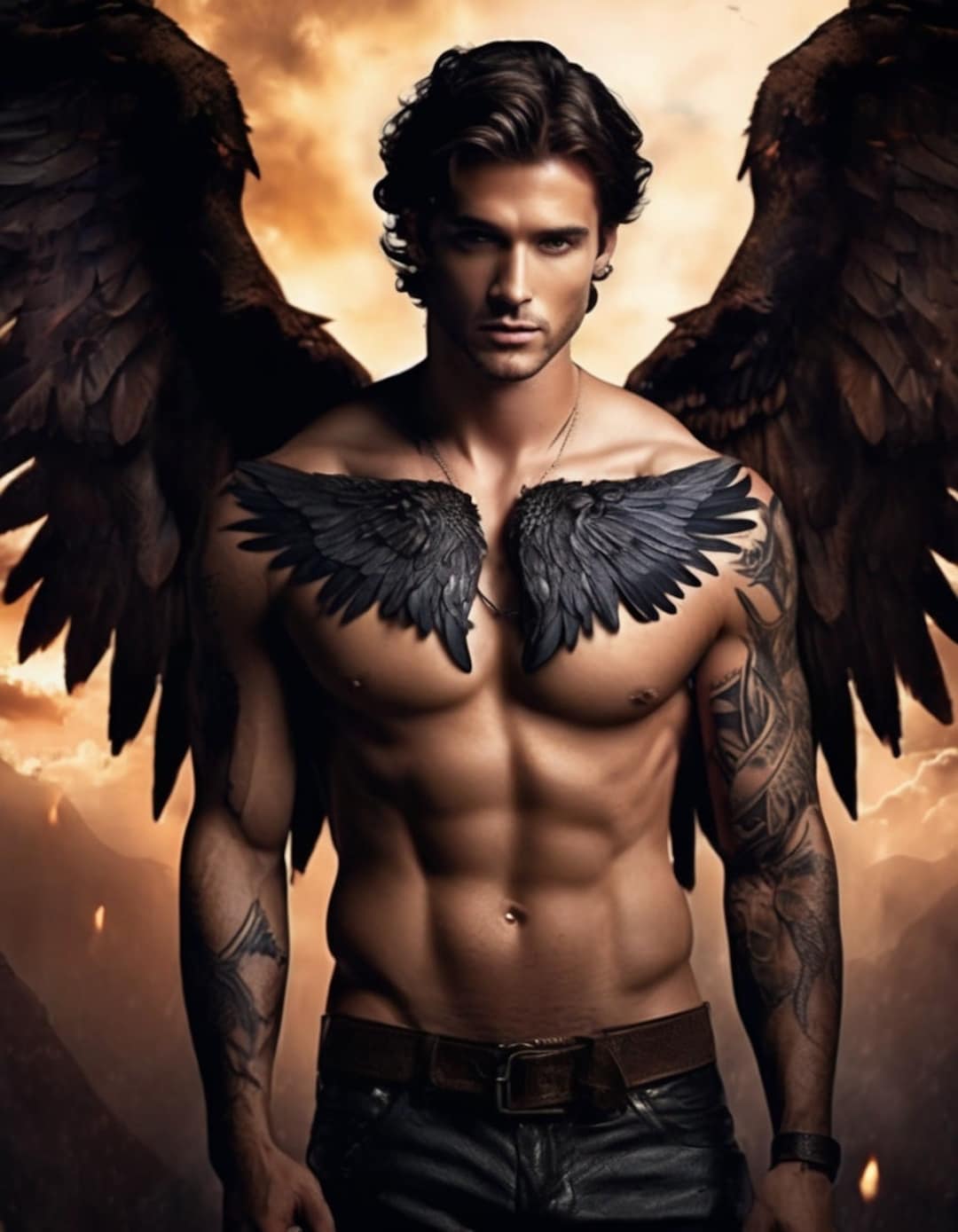 Fallen Angel Spirit Protector, Warrior, Grants Psychic Powers, Self ...