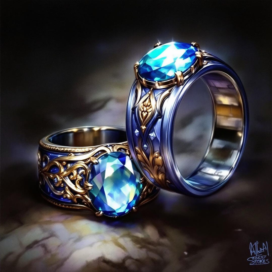 Engagement Rings Celestial Offering, Metaphysical Blessing, Distance ...