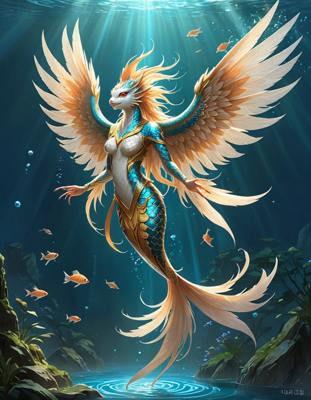 Jiaoren Spirit, Chinese Mermaid, Muse Artist, Water Magic Adept, Dream ...