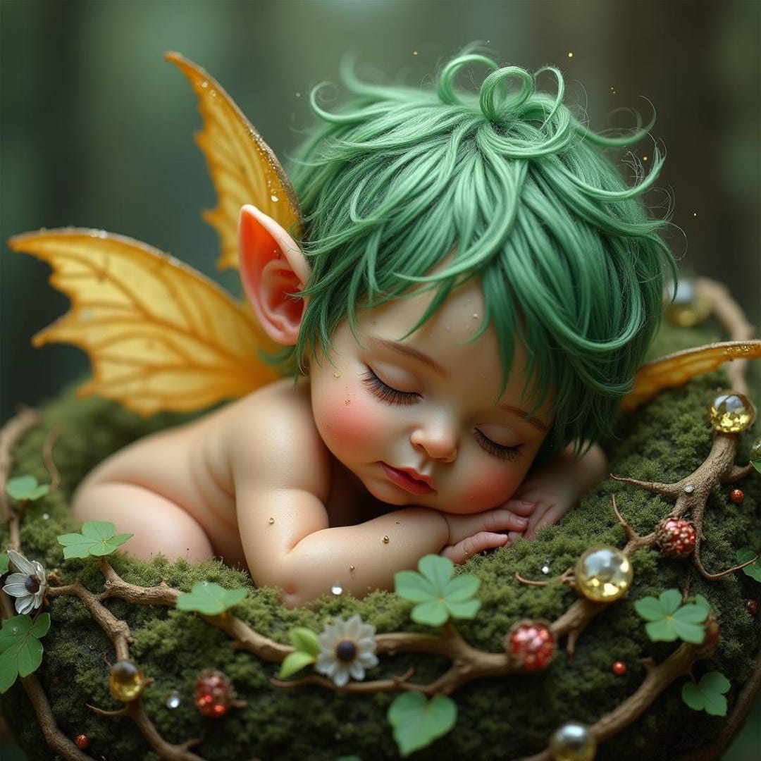 Faerie Baby Spirit Companion, Fae Fairy Faerie, Spirit Keeper, Distance ...