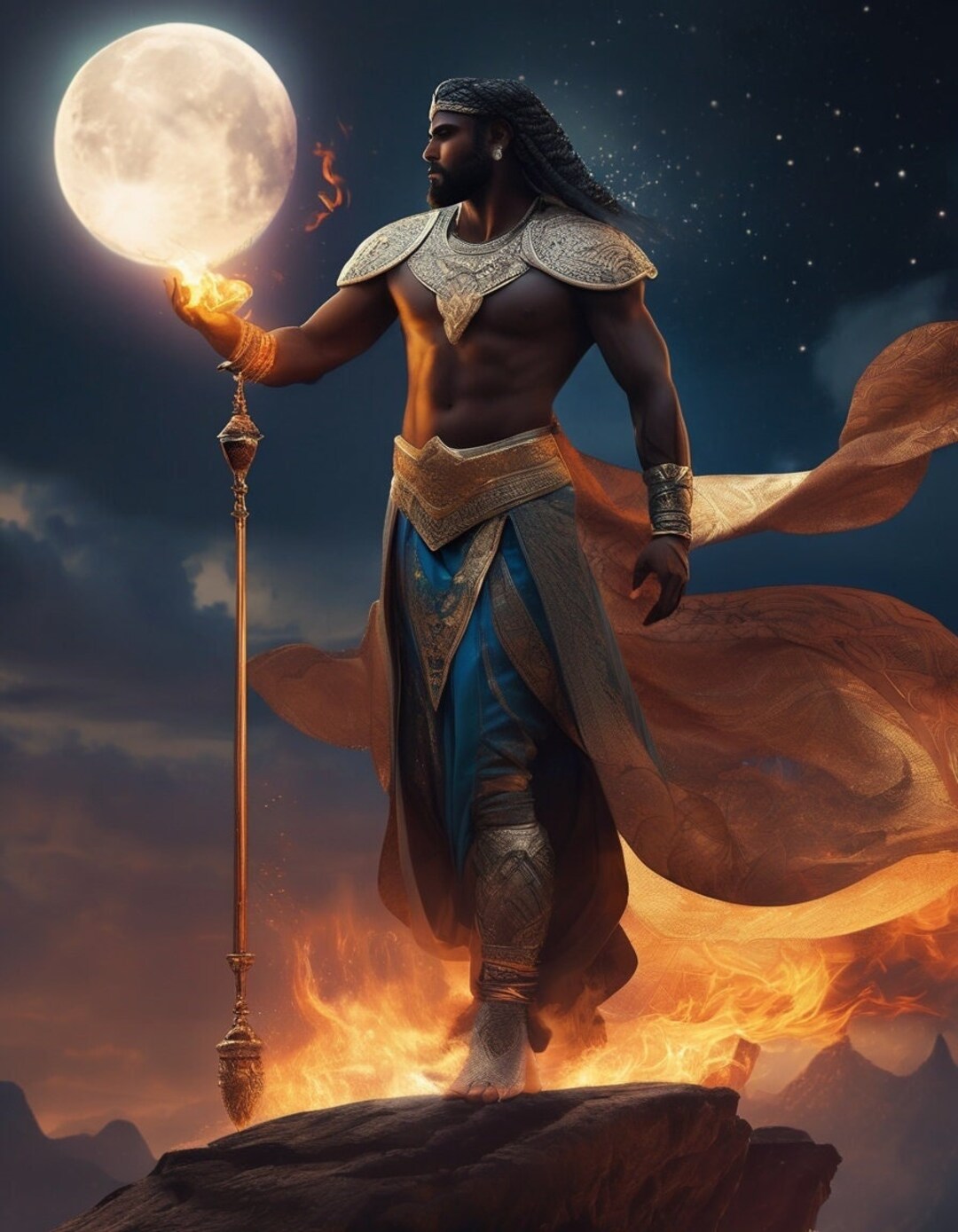 Powerful Djinn Spirit Companion, Wish Granter, Preconjure, Spirit ...