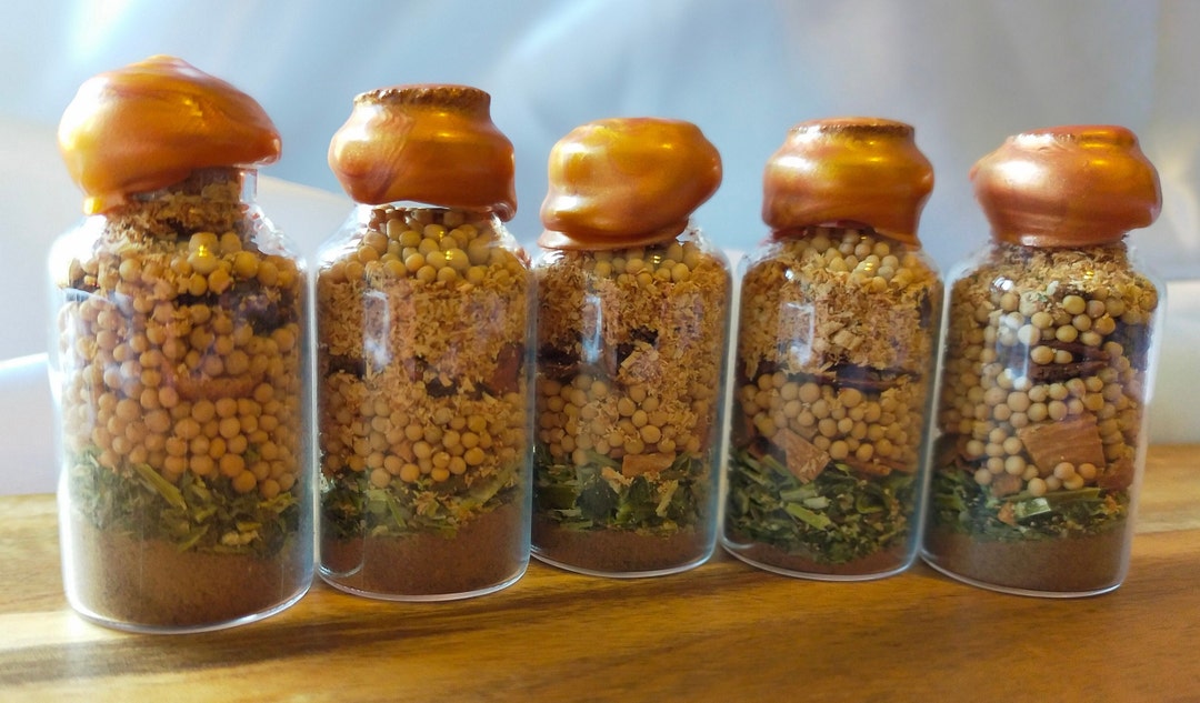 Luck Spell Jar, Good Luck Magic, Five Fire Herbs, Fortune, Prosperity ...