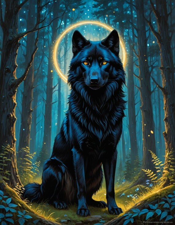 Lobo Espiritual Alado Lobo Alado