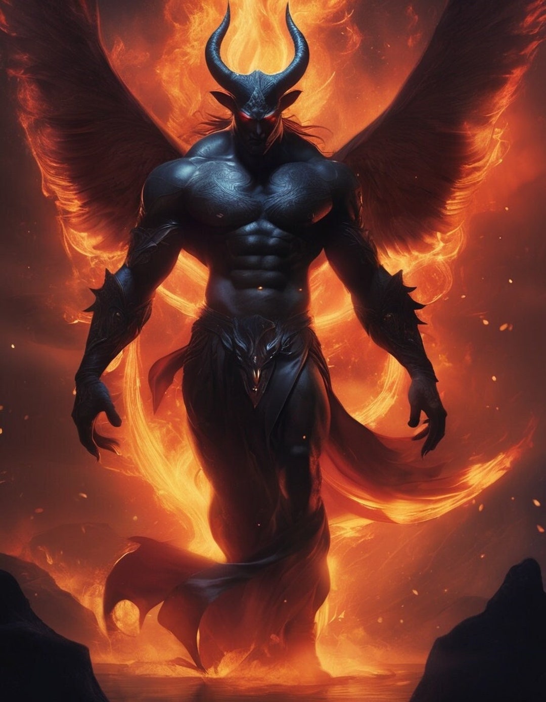 Powerful Dark Ifrit Djinn Spirit Companion, Wish Wealth Granter ...