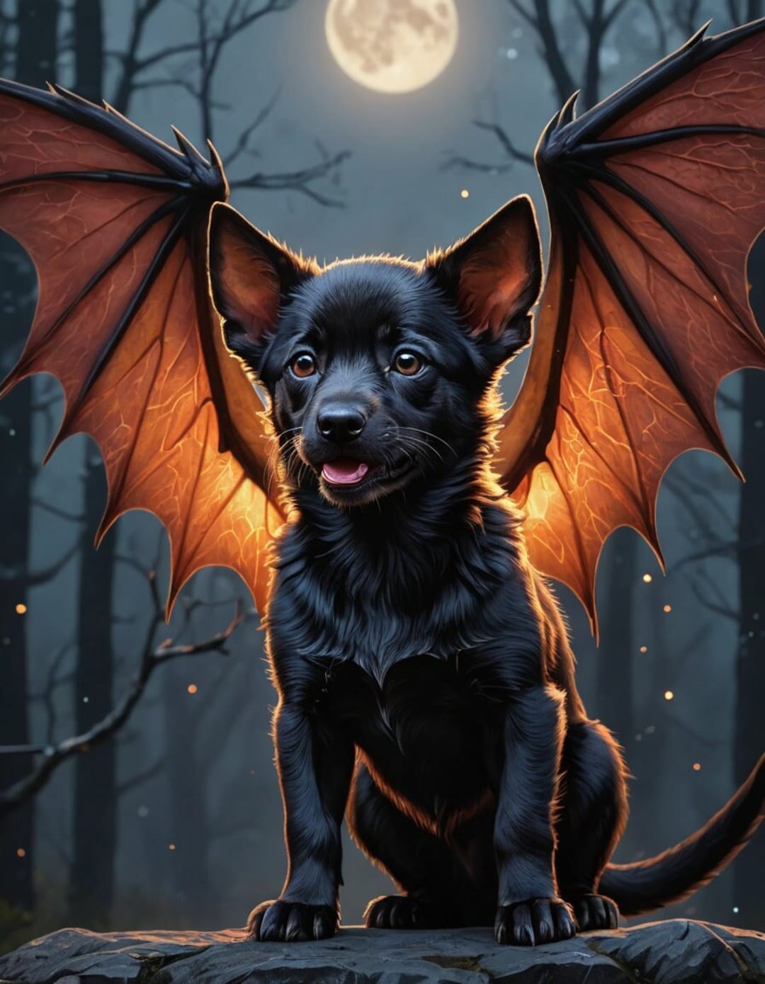 Hellhound Puppies, Litter of Three Hellhound Pups, Companion Spirit ...