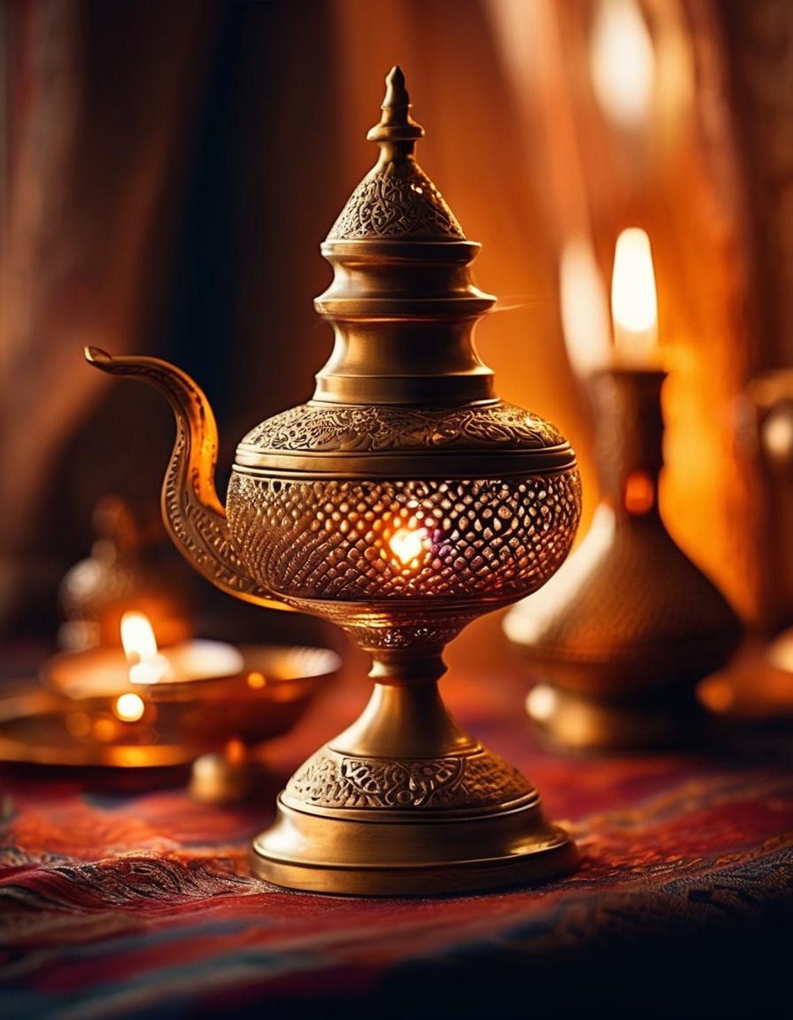 Djinn Power Urn, Spirit Energy, Metaphysical Blessing, Distance Binding ...