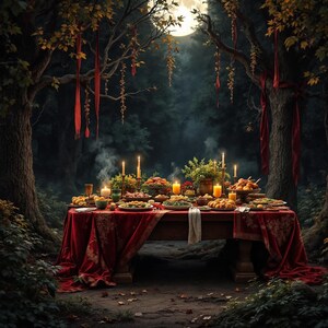 Mabon Feast Celestial Offering, Autumn Equinox Blessing, Metaphysical ...