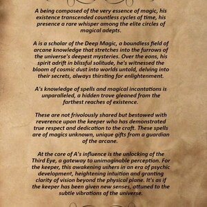 Etheric Beast, Spirit Companion, Spirit Keeper, Distance Binding Spell ...