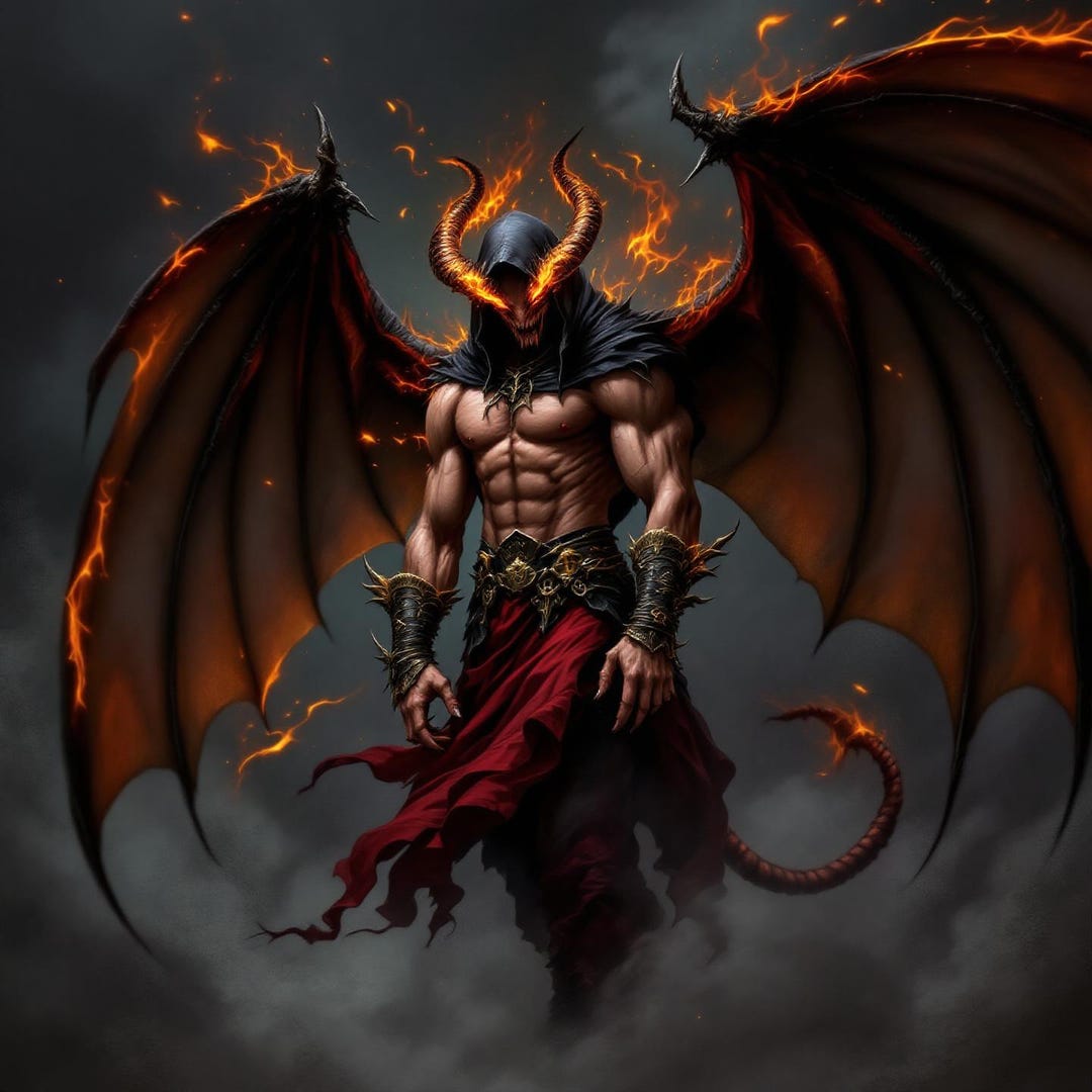 Demon Lord, Dark Arts Guardian, Black Magic Companion, Demon Daemon ...