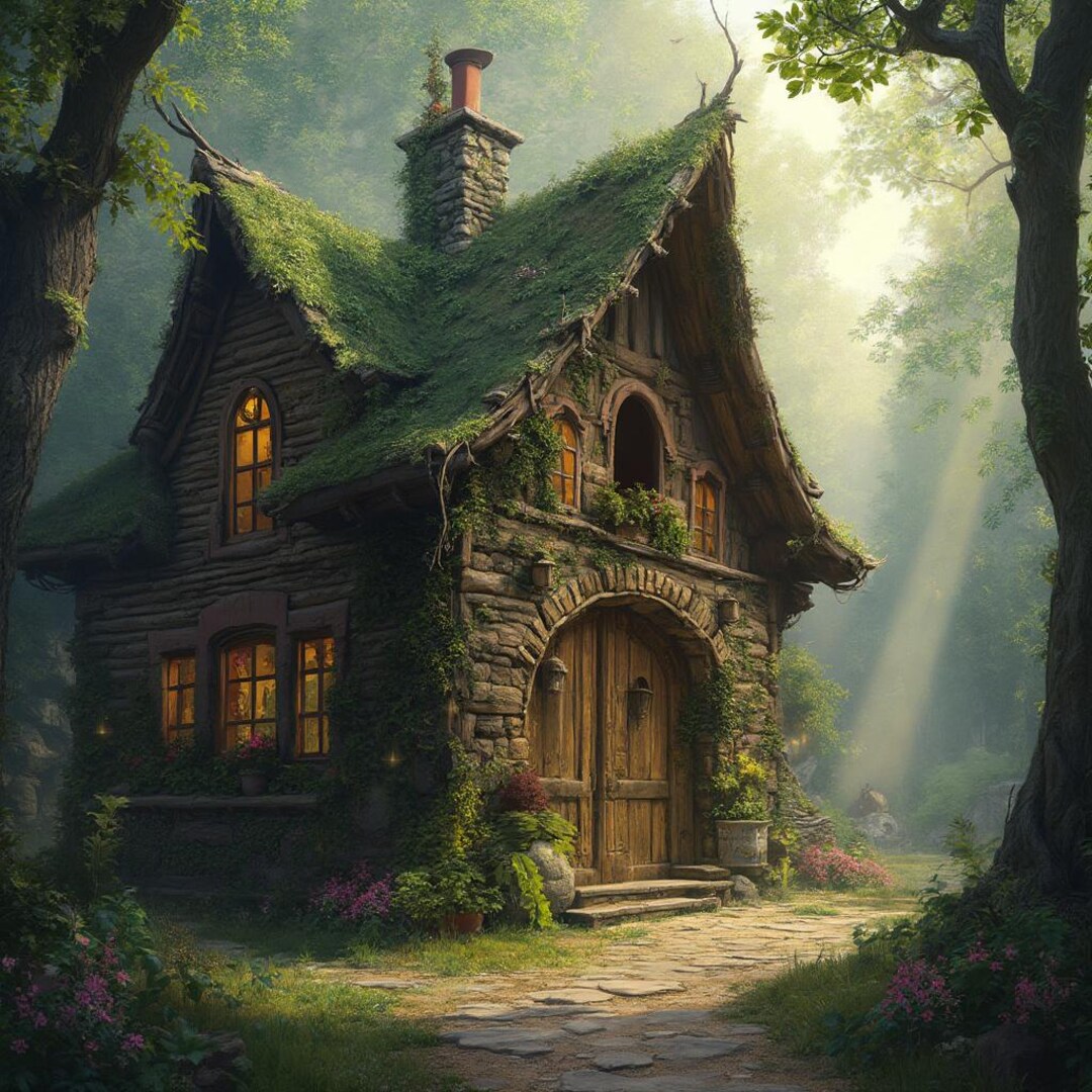 Enchanted Woods Cabin, Astral Abode, Metaphysical Home, Spirit Energy ...