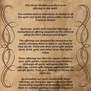 Nectar Celestial Offering, Gods Drink, Metaphysical Blessing, Distance ...
