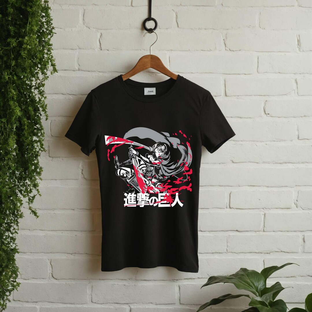 Levi Ackerman Attack on Titan T-shirt Humanity's Strongest Soldier ...