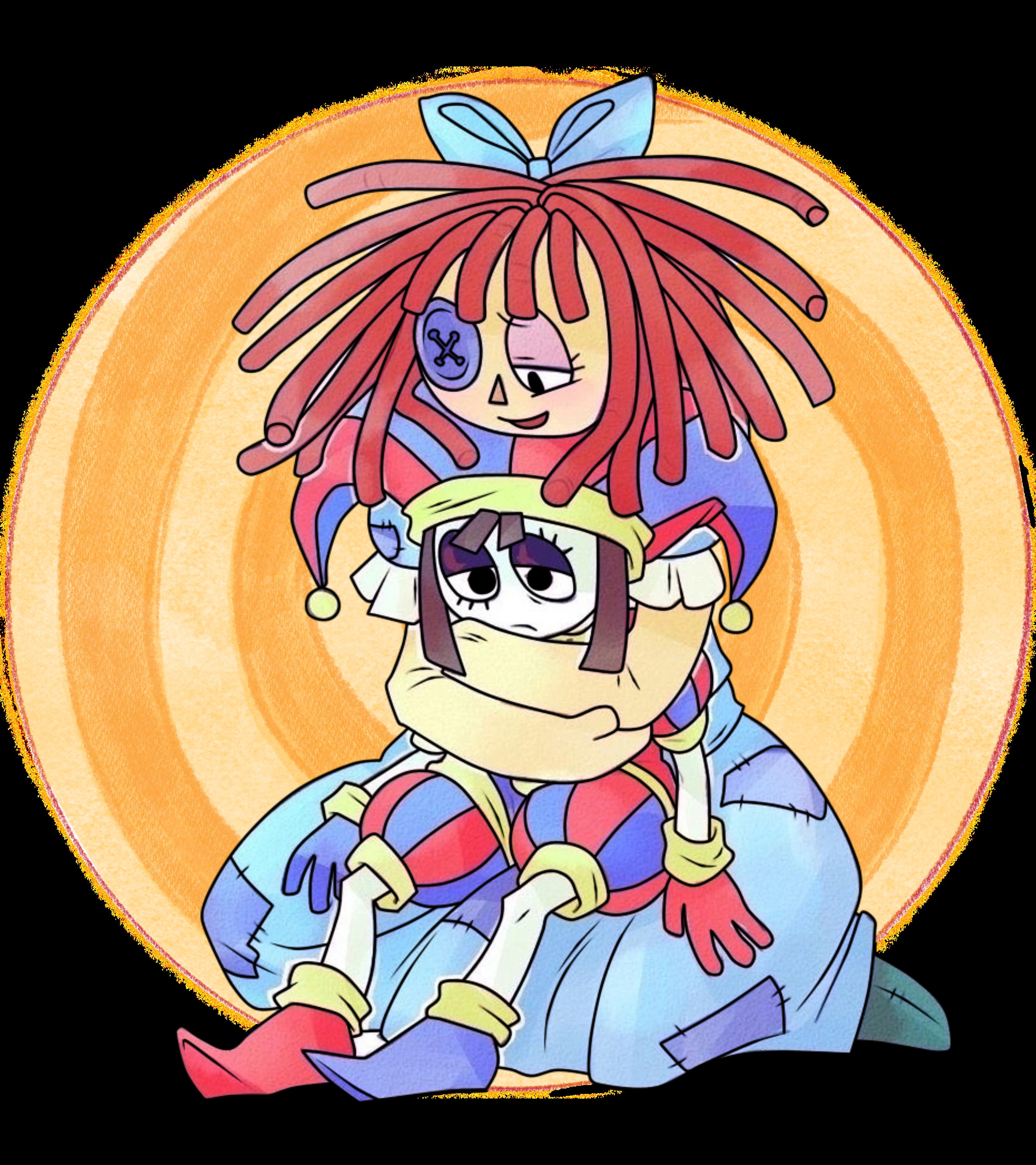 5 Pcs X PNG Digital Circus, Circus Funny, Digital Cartoon, Pomni ...