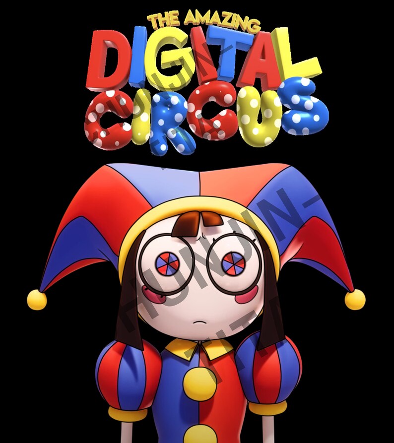 Bundles 5 Pcs X PNG Amazing Digital Circus, Digital Cartoon, Pomni ...