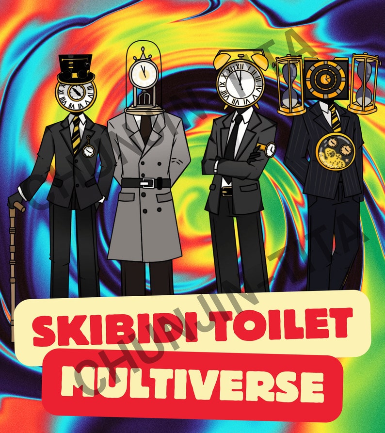 Bundles 3 Pcs X PNG Skibidi Multiverse, Clock Man, Boss Titan, Titan ...