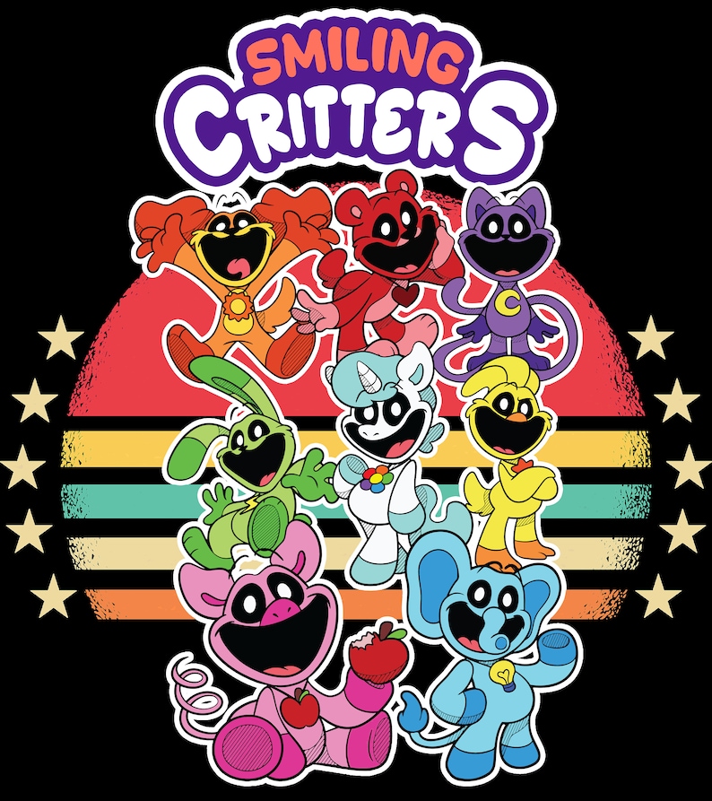 1 Pc X PNG Smiling Critters, Catnap, Poppy Playtime, Candycat, Boogie ...