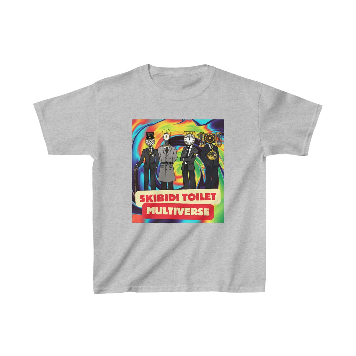 Kid Cotton Shirt: Skibidi Multiverse, Skibidi Party, Skibidi Man ...