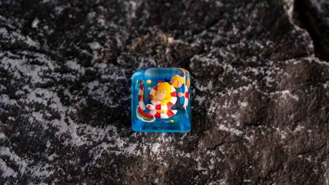 Psyduck Artisan 3D Anime Figure Keycaps Hand Made Keycap for Pokemon - Etsy
