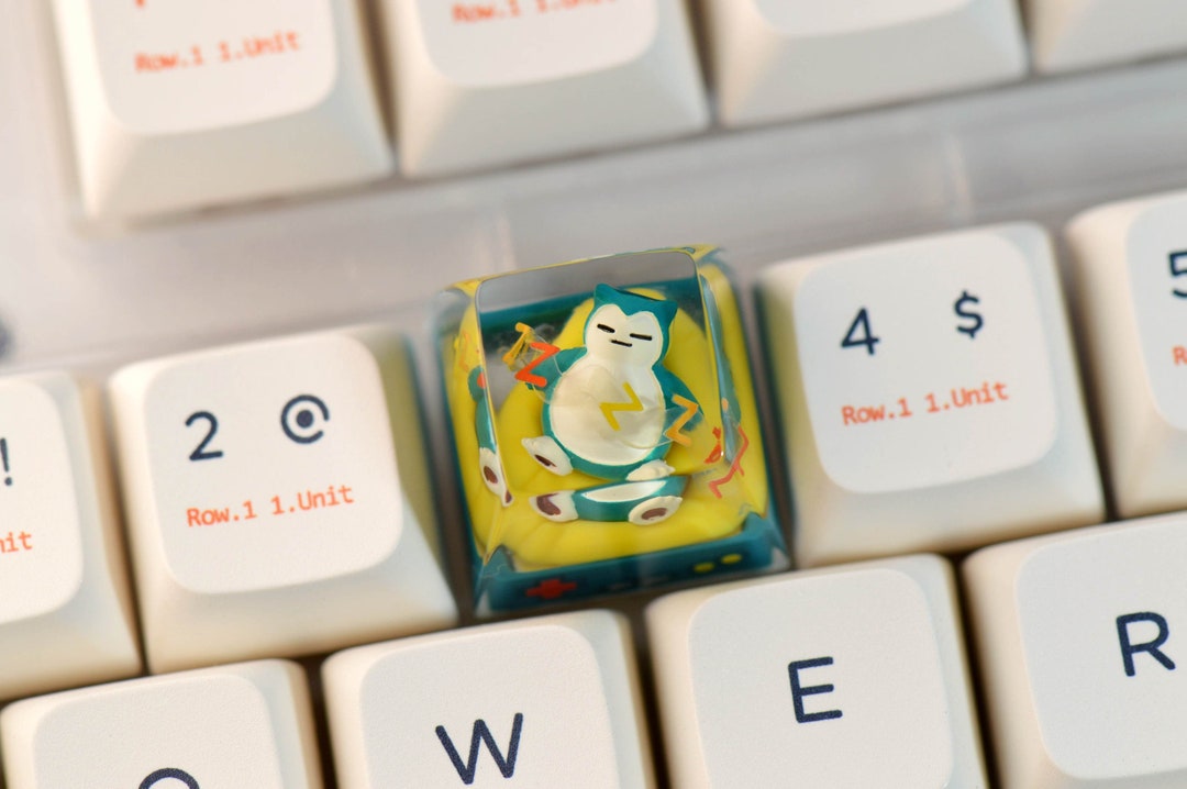 Snorlax Artisan 3D Anime Figure Keycaps Hand Made Keycap for Pokemon - Etsy