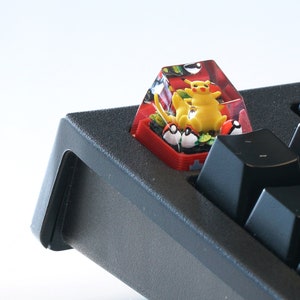 Pikachu Artisan 3D Anime Figure Keycaps Hand Made Keycap for Pokemon - Etsy