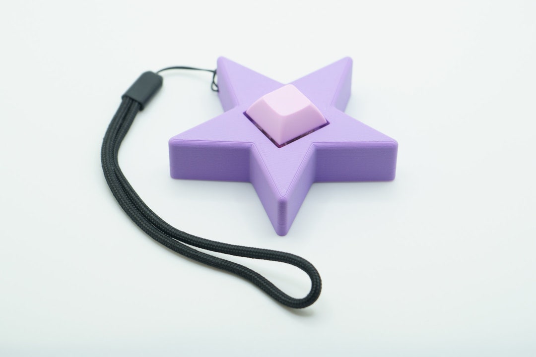 Single Button Star-shaped Mechanical Switch Fidget Toy W/ Adjustable ...